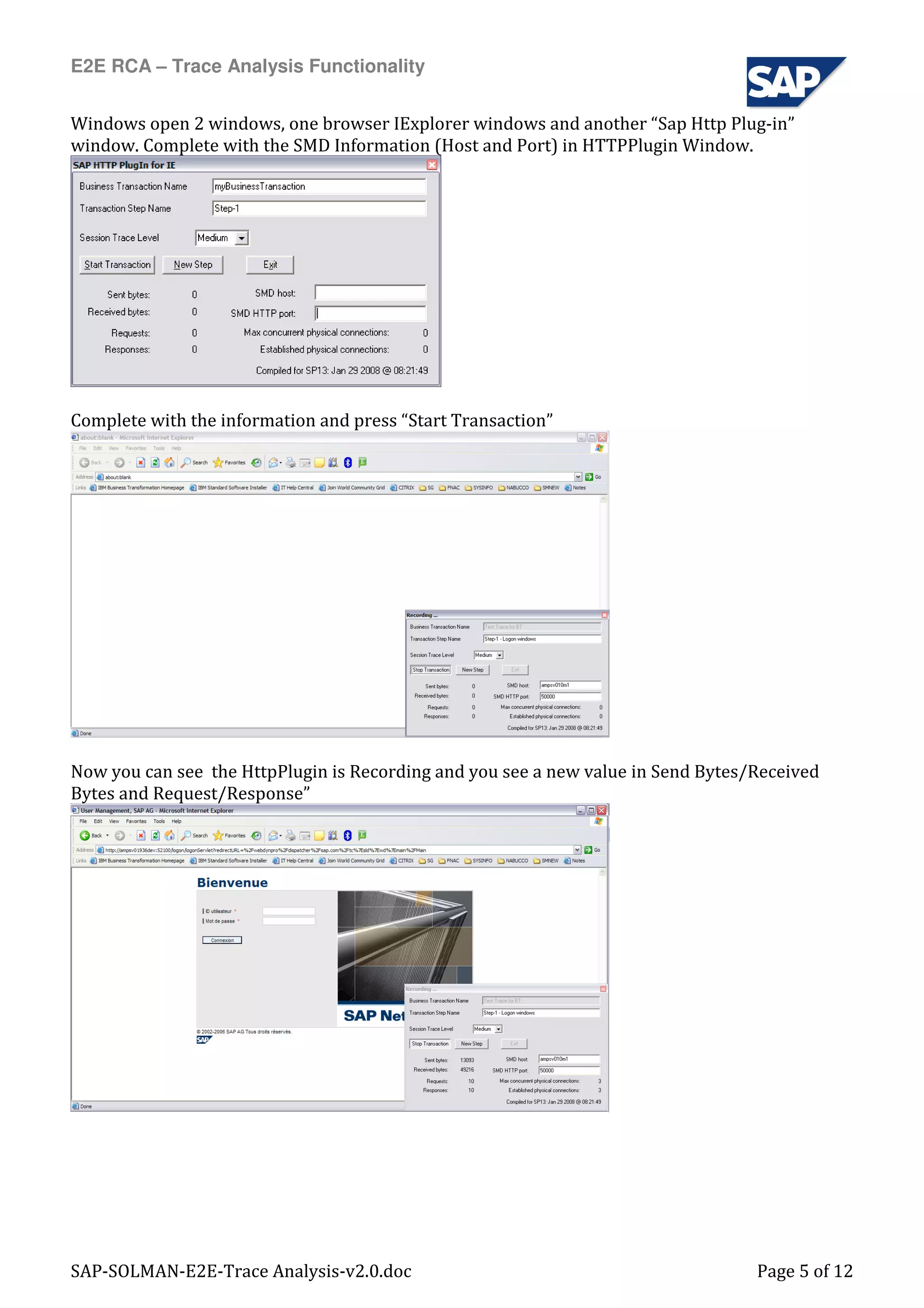 Sap Solman E2E Trace Analysis | PDF