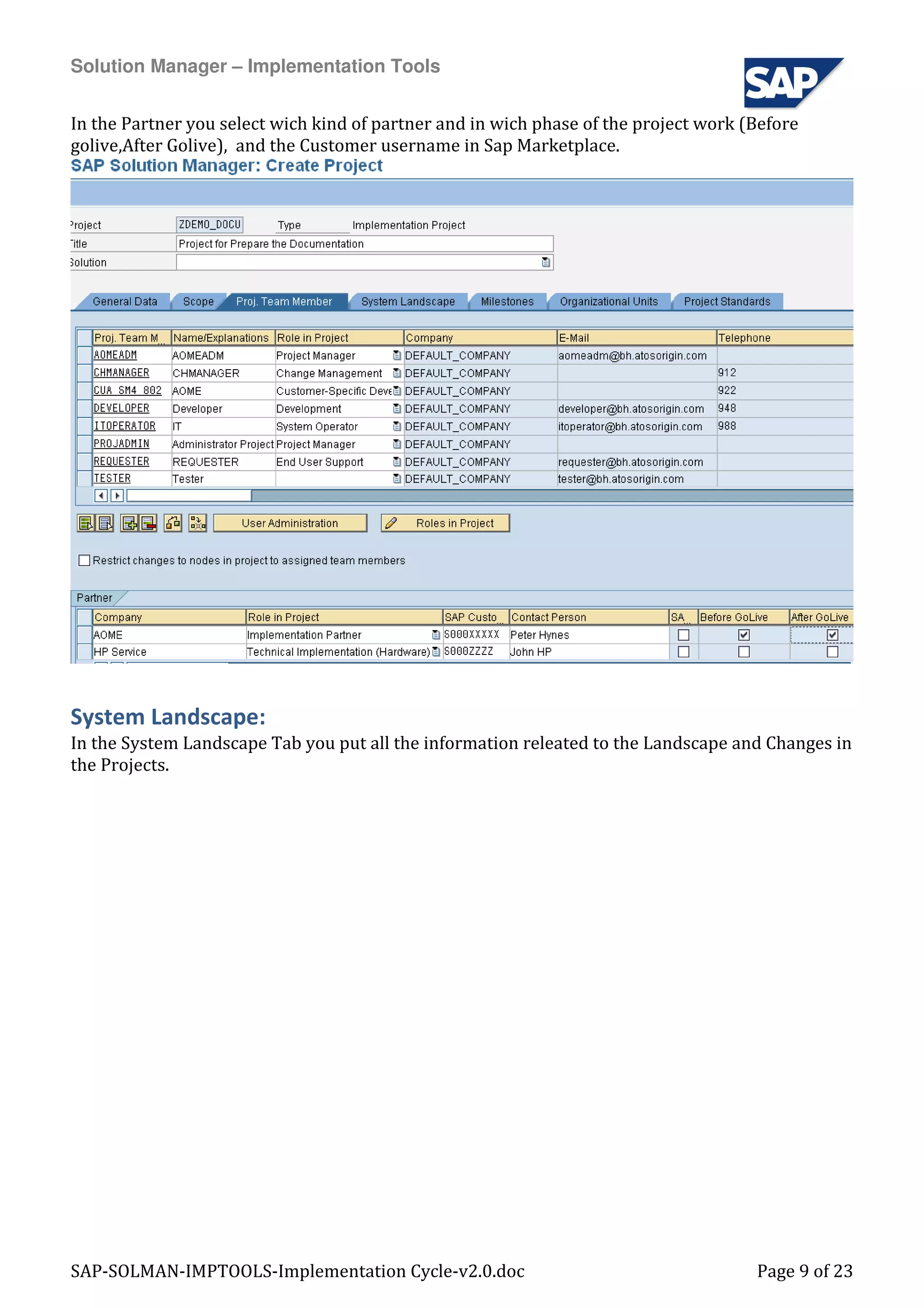 Sap Solman Imptools Implementation Cycle | PDF