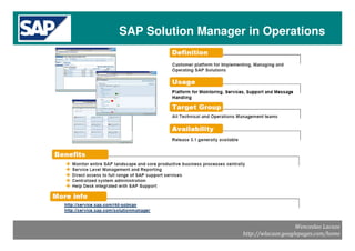 Sap Solman Imptools Metodology V2.0 | PPT
