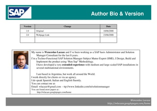 Sap Solman Imptools Metodology V2.0 | PDF