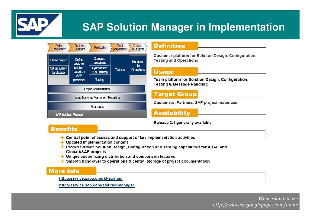 Sap Solman Imptools Metodology V2.0