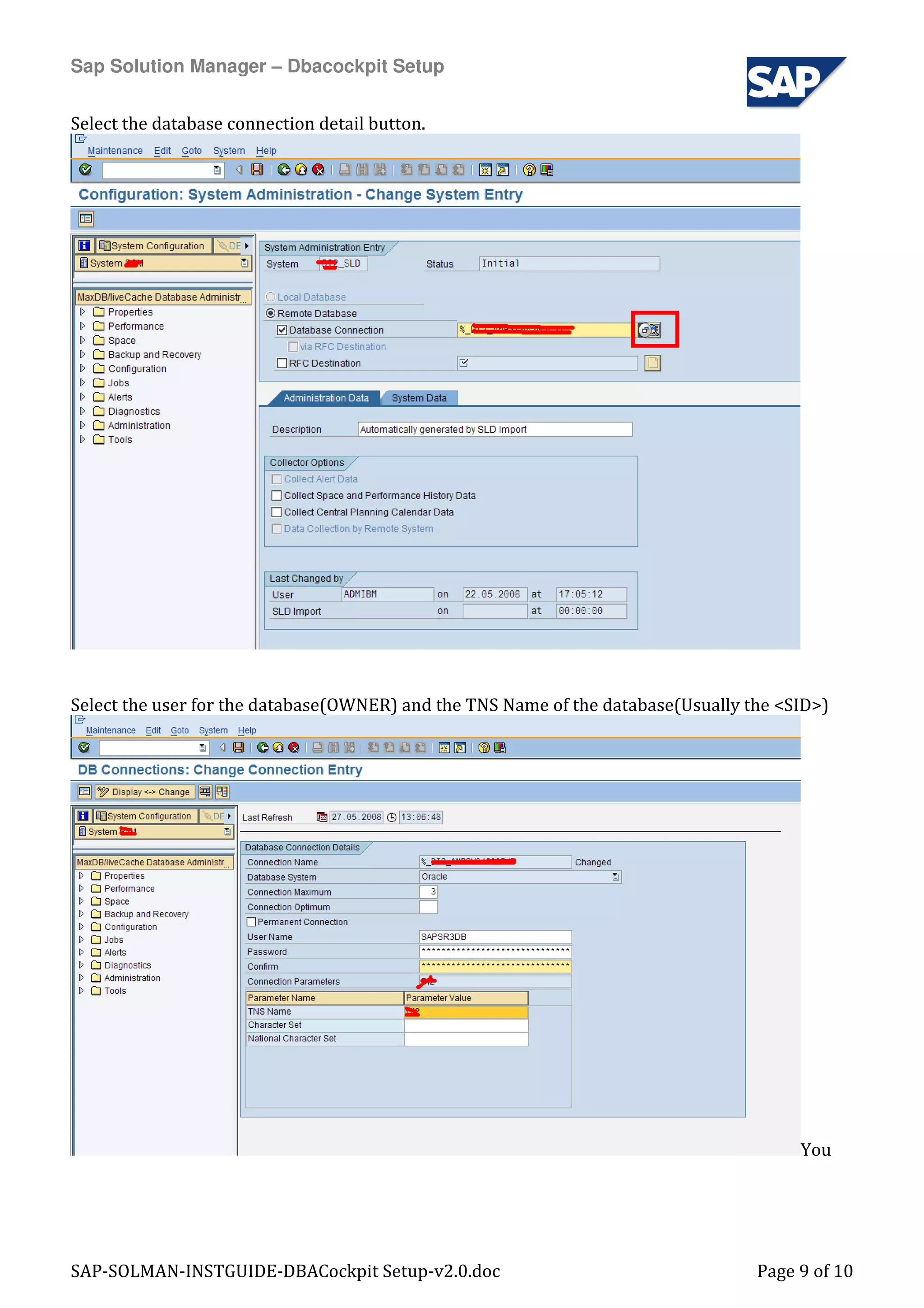 Sap Solman Instguide Dba Cockpit Setup | PDF Sap Solman Instguide Dba Cockpit Setup | PDF