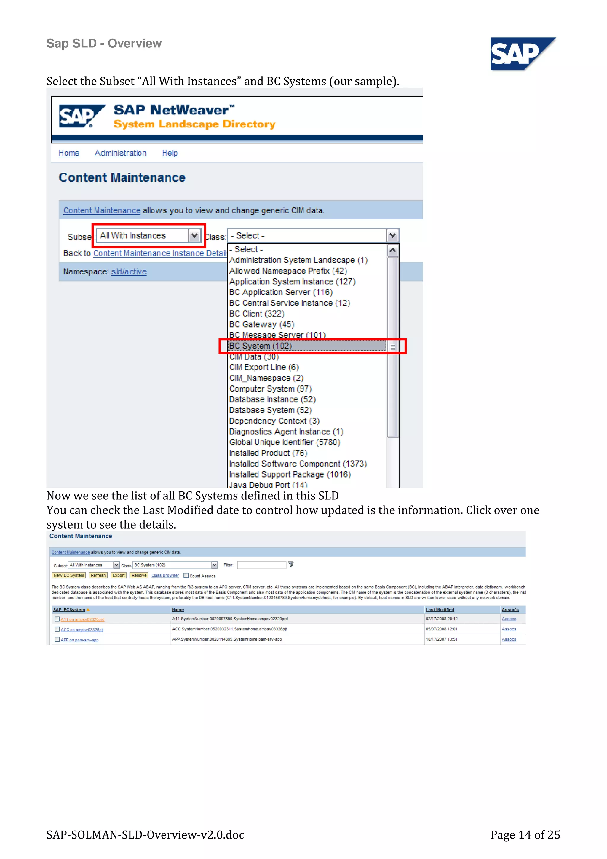 Sap Solman Sld Overview V2.0 | PDF