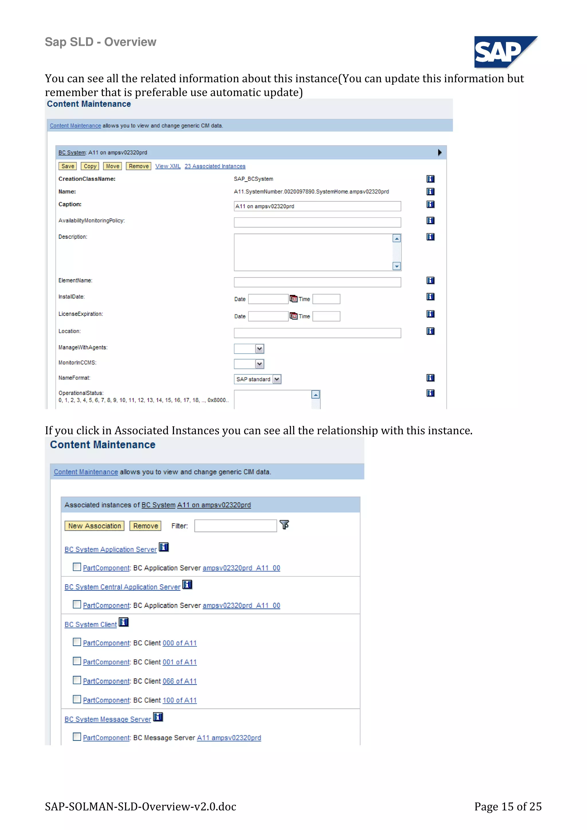 Sap Solman Sld Overview V2.0 | PDF