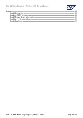 Sap Solman Work Plug Long Sid System V2 | PDF | Operating Systems | Computer Software and ...