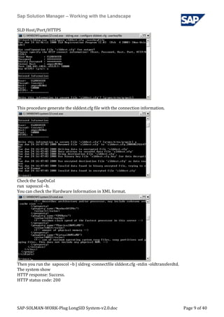 Sap Solman Work Plug Long Sid System V2 | PDF | Operating Systems | Computer Software and ...