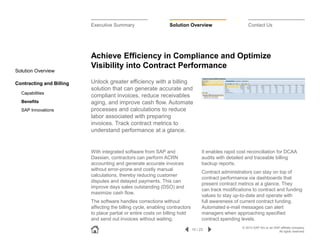 SAP solutions for government contracting in Aerpspace & Defense | PDF