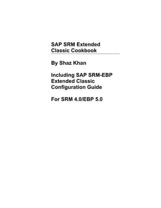 Sap srm | PDF