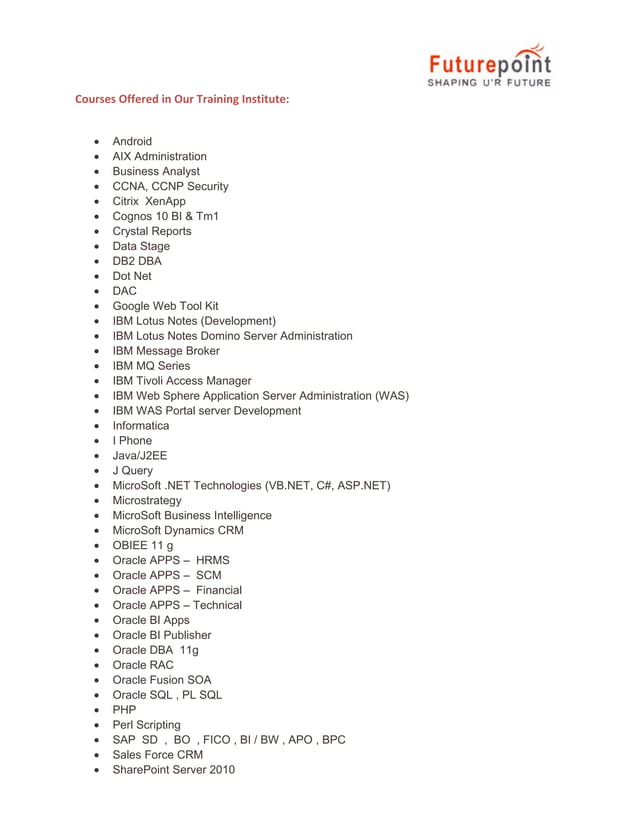 Sap srm training course | PDF