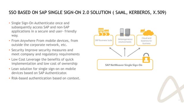 SAP Single Sign On (SAP SSO) offering for customer | PPTX