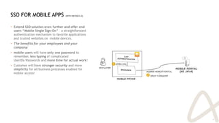 SAP Single Sign On (SAP SSO) offering for customer | PPTX