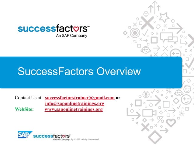 SAP Success Factors Online Training | PPTX | Cloud Computing | Internet