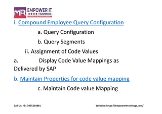 Sap SuccessFactors ECP Training in USA - empowerittraining | PPTX