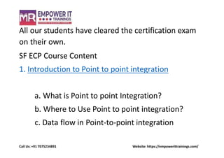 Sap SuccessFactors ECP Training in USA - empowerittraining | PPTX