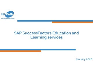 SAP SuccessFactors Education and Training Materials | PDF