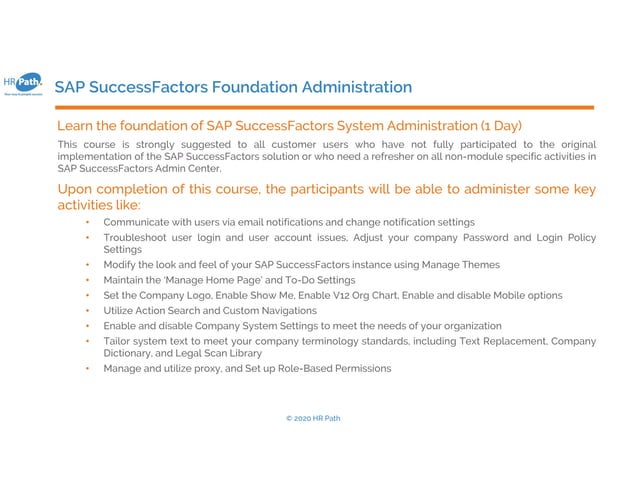 SAP SuccessFactors Education and Training Materials | PDF | Human ...