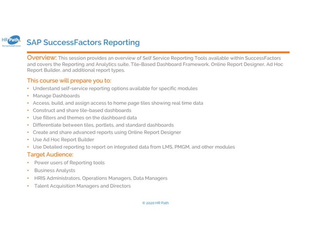 SAP SuccessFactors Education and Training Materials | PDF | Human ...