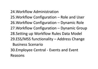 Sap Successfactors Employee Central | PPT