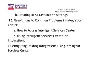 Sap SF employee central integration center Online training | PDF