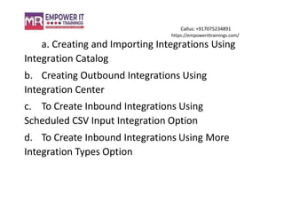 SAP SF employee central intelligent service center Online training | PPTX