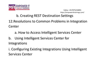 SAP SF employee central intelligent service center Online training | PPTX