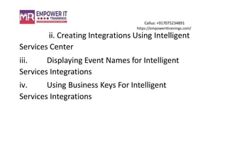 SAP SF employee central intelligent service center Online training | PPTX
