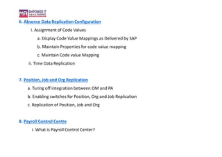 SAP Successfactors Employee Central Payroll Online Training | PPTX