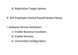 SAP Successfactors Employee Central Payroll Online Training in Chennai ...