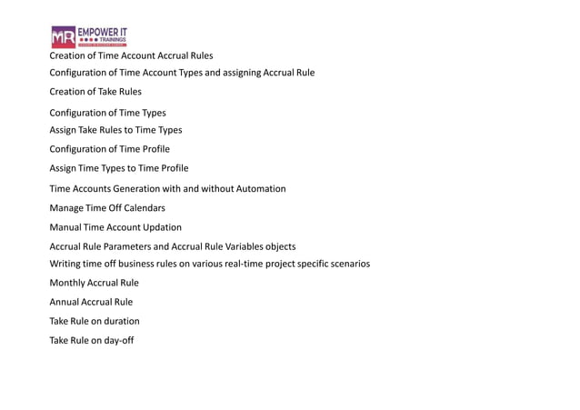 Sap SuccessFactors Advanced employee central time management online ...