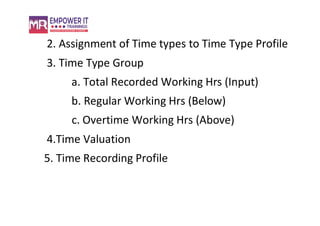 Sap SuccessFactors employee central time off Online training in ...