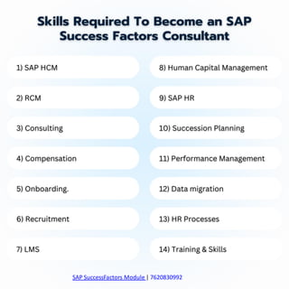 How do I Become an SAP SuccessFactors Consultant | PDF