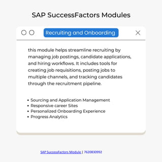 How do I Become an SAP SuccessFactors Consultant | PDF