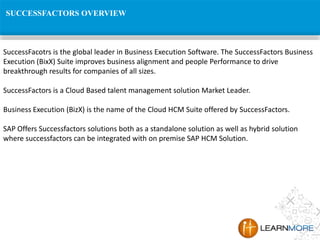 SAP Success Factors Online Training | PPT