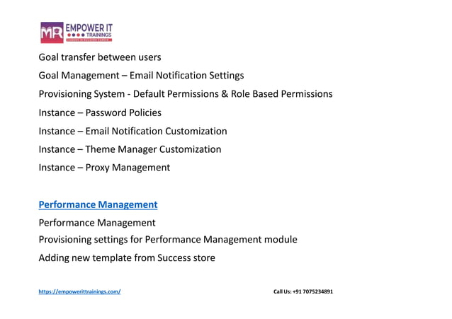 Sap successfactors continuous performance management Online training ...
