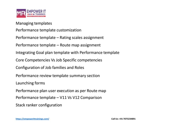 Sap successfactors continuous performance management Online training ...