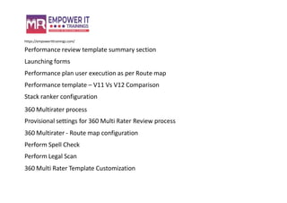 SAP successfactors PMGM Online training in USA -empowerittraining | PPT