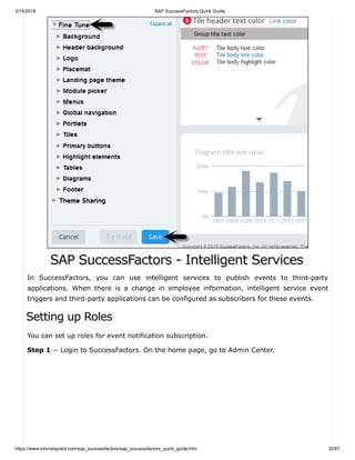 Sap success factors quick guide | PDF