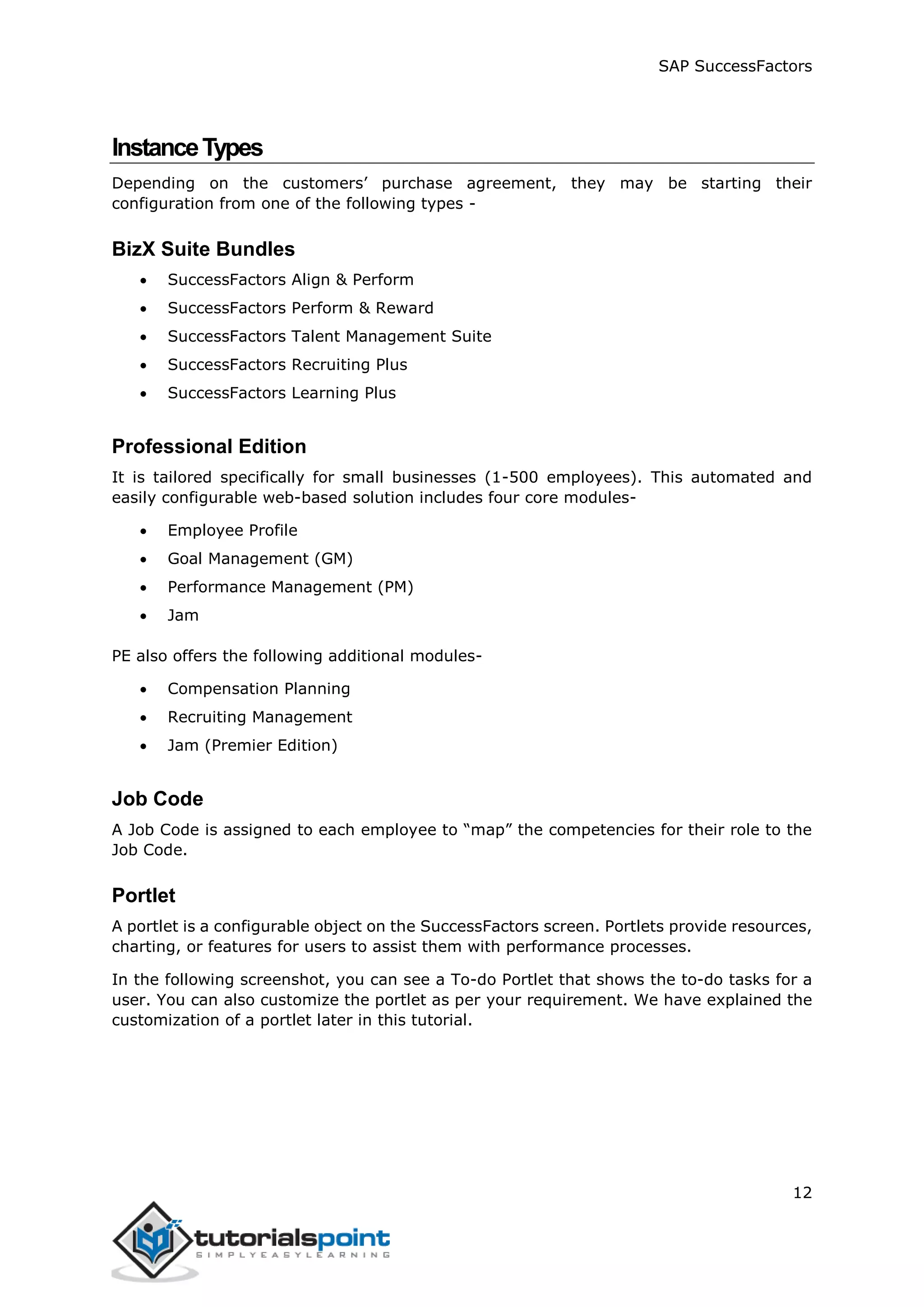 Sap successfactors tutorial | PDF