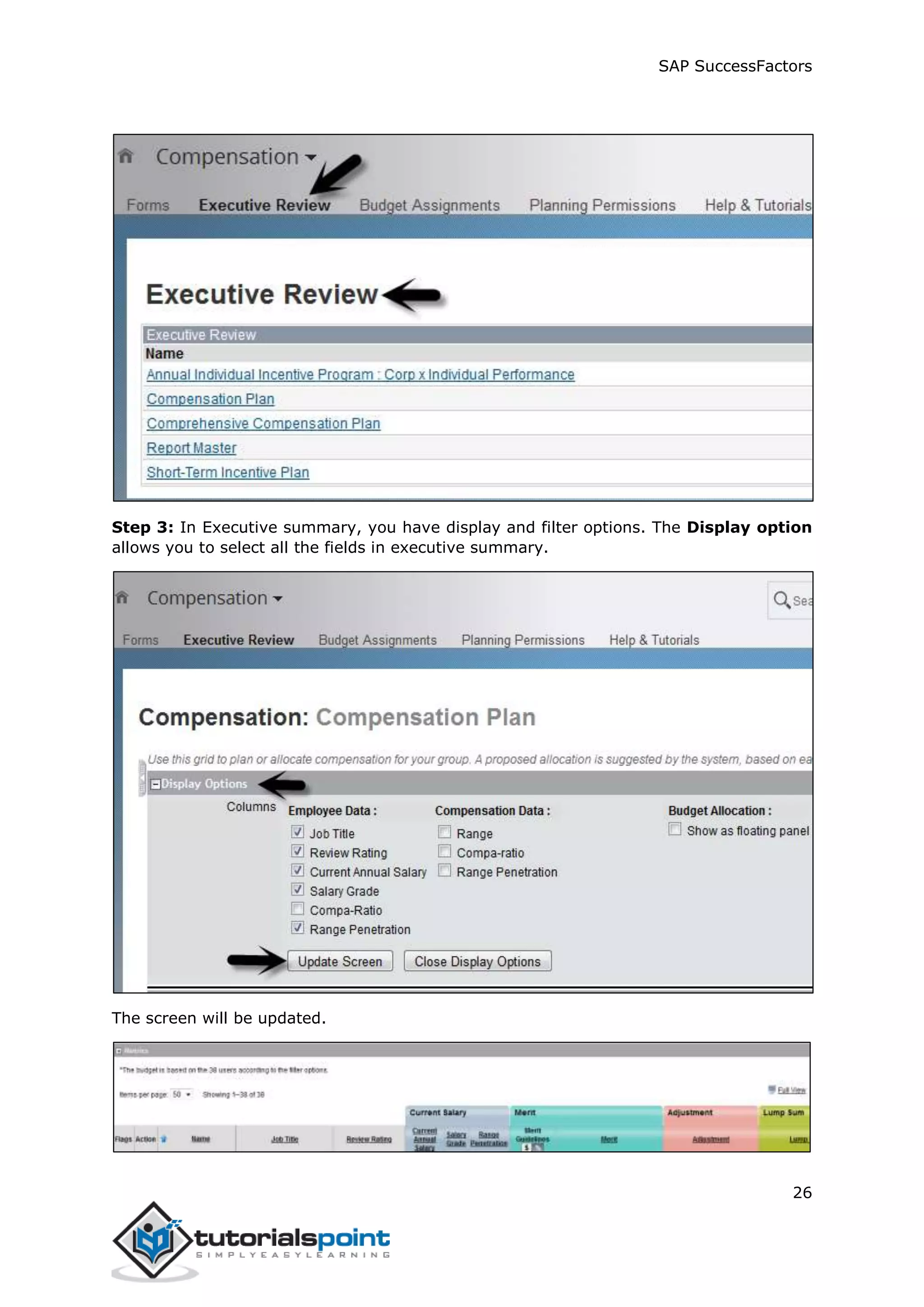 Sap successfactors tutorial | PDF
