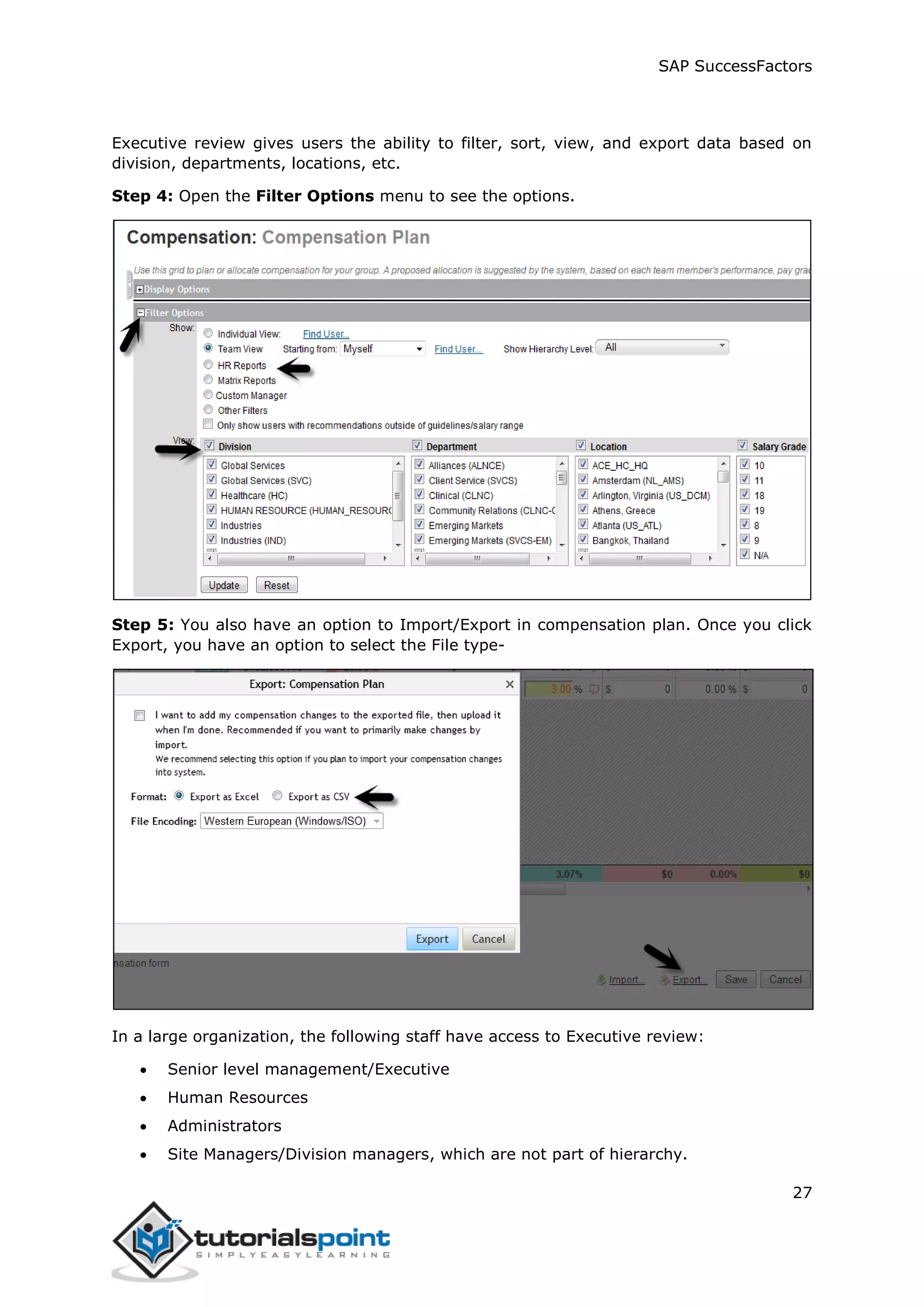 Sap successfactors tutorial | PDF
