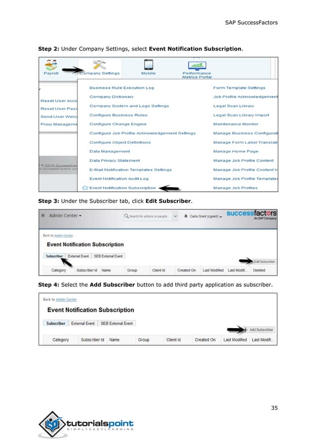 Sap successfactors tutorial | PDF