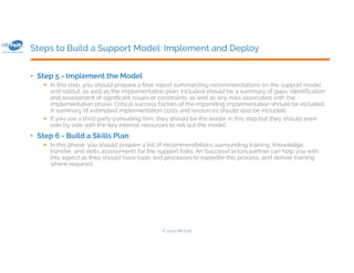 Steps to build SAP SuccessFactors support model | PDF