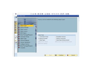 SAP ABAP web services creation. | PPS