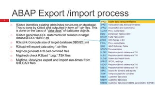 SAP Migration Overview | PPTX | Databases | Computer Software and Applications