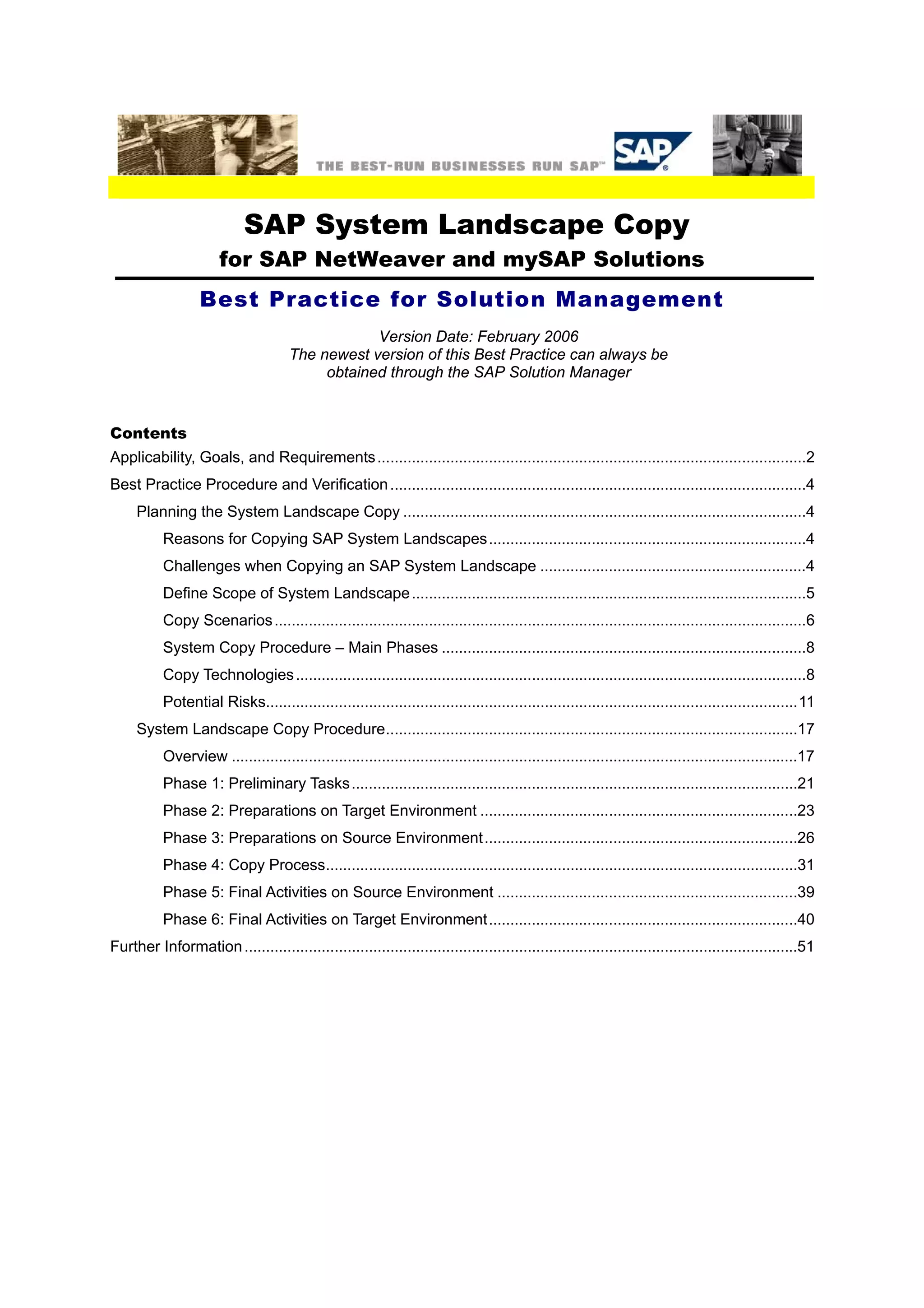 Sap system landscape best practice | PDF