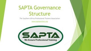 SAPTA Governance Structure | PPTX