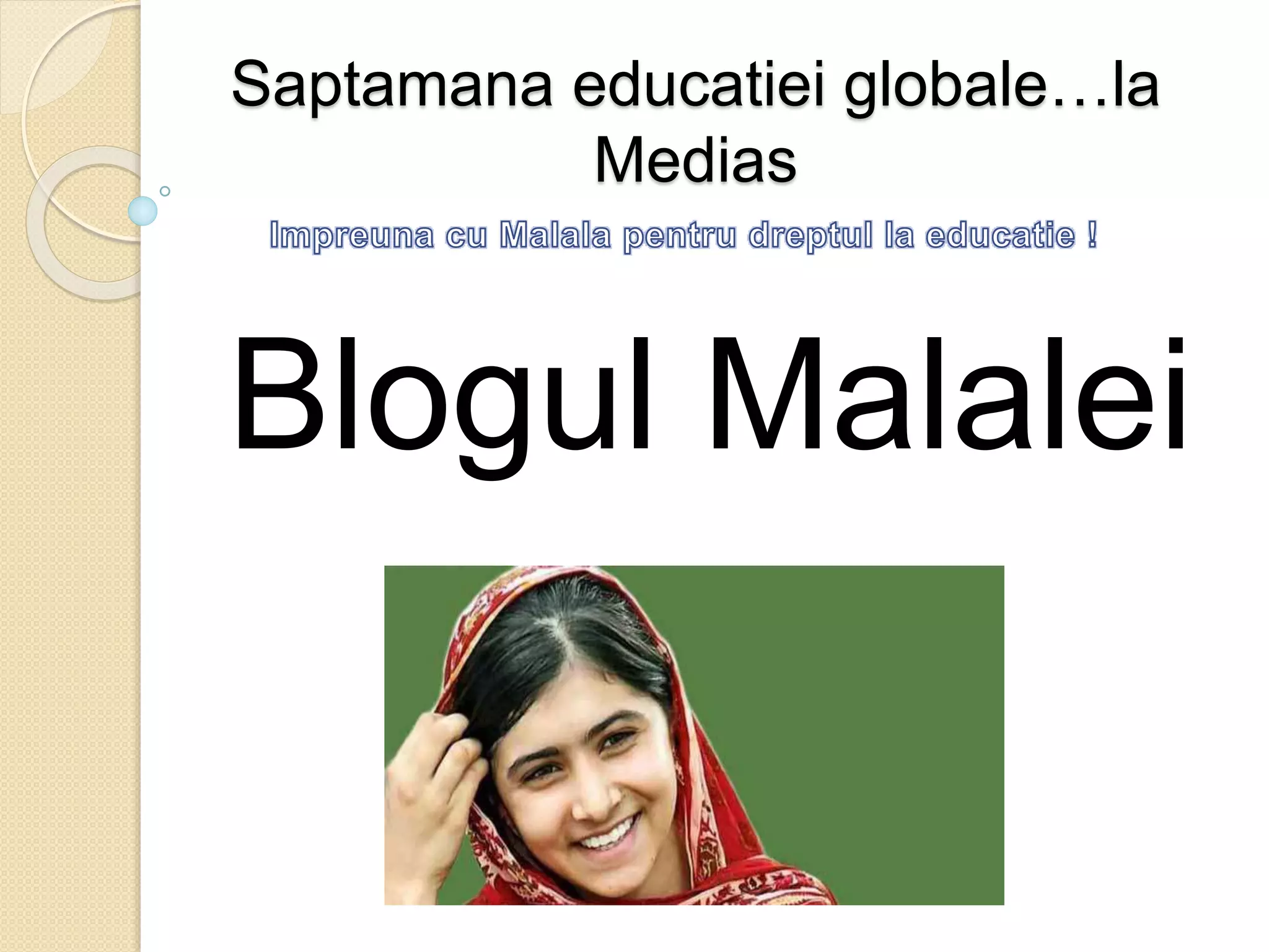 Saptamana educatiei globale la Medias 2 | PPSX