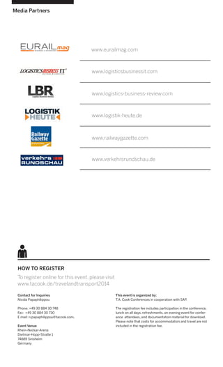 International SAP Conference for Travel and Transportation 2014 | PDF