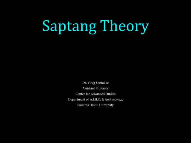 Saptang Theory | PDF | Hinduism | Religion & Spirituality