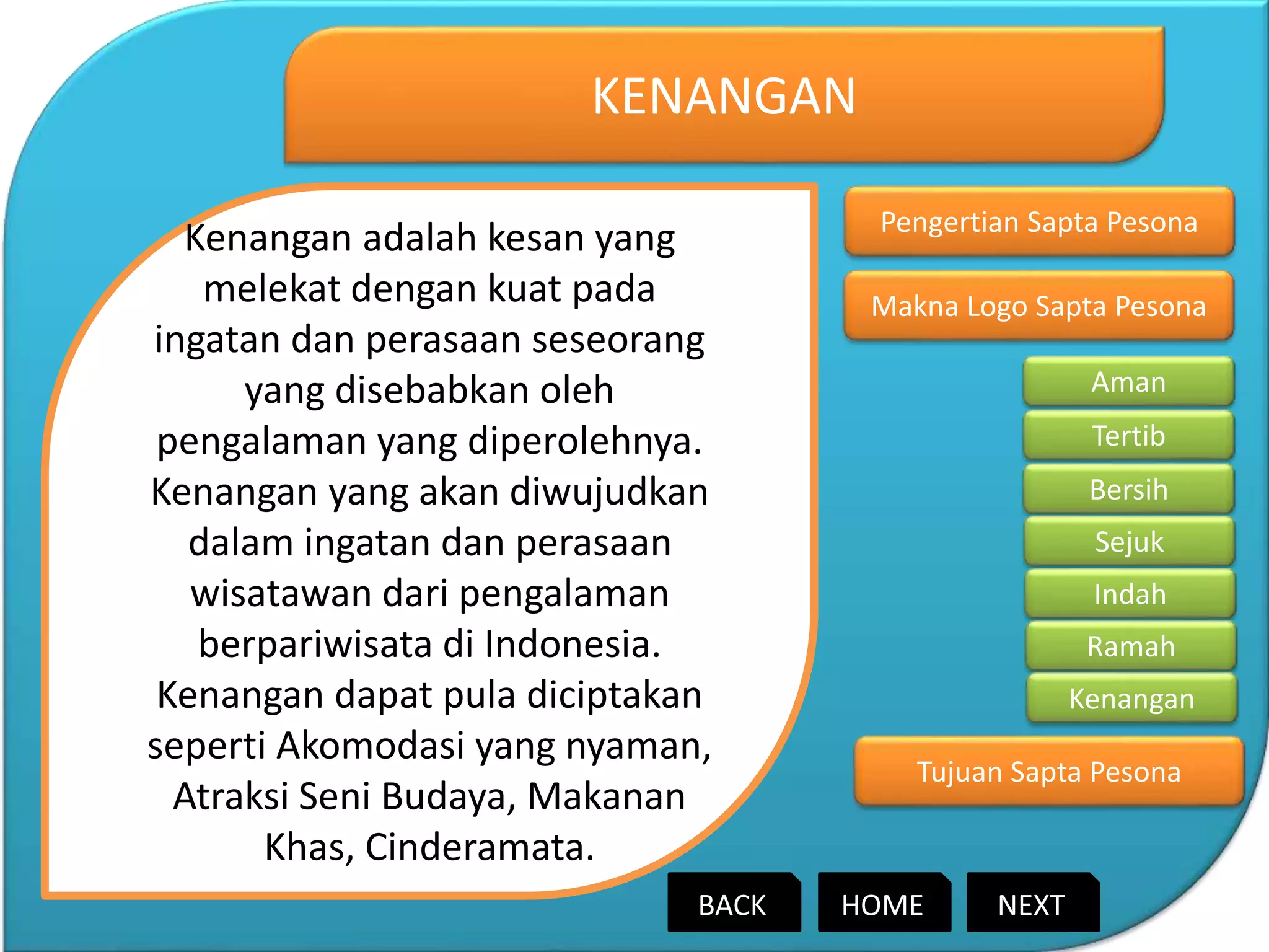 Sapta pesona | PPTX